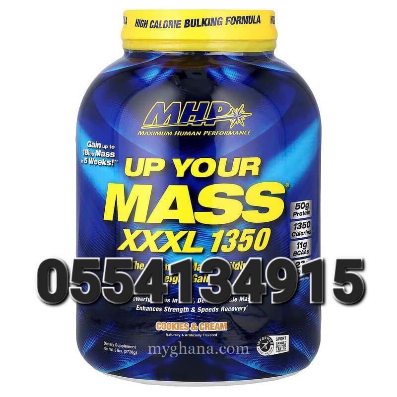 MHP Up Your Mass XXXL 1350 Building Weight Gainer – myGhana.com